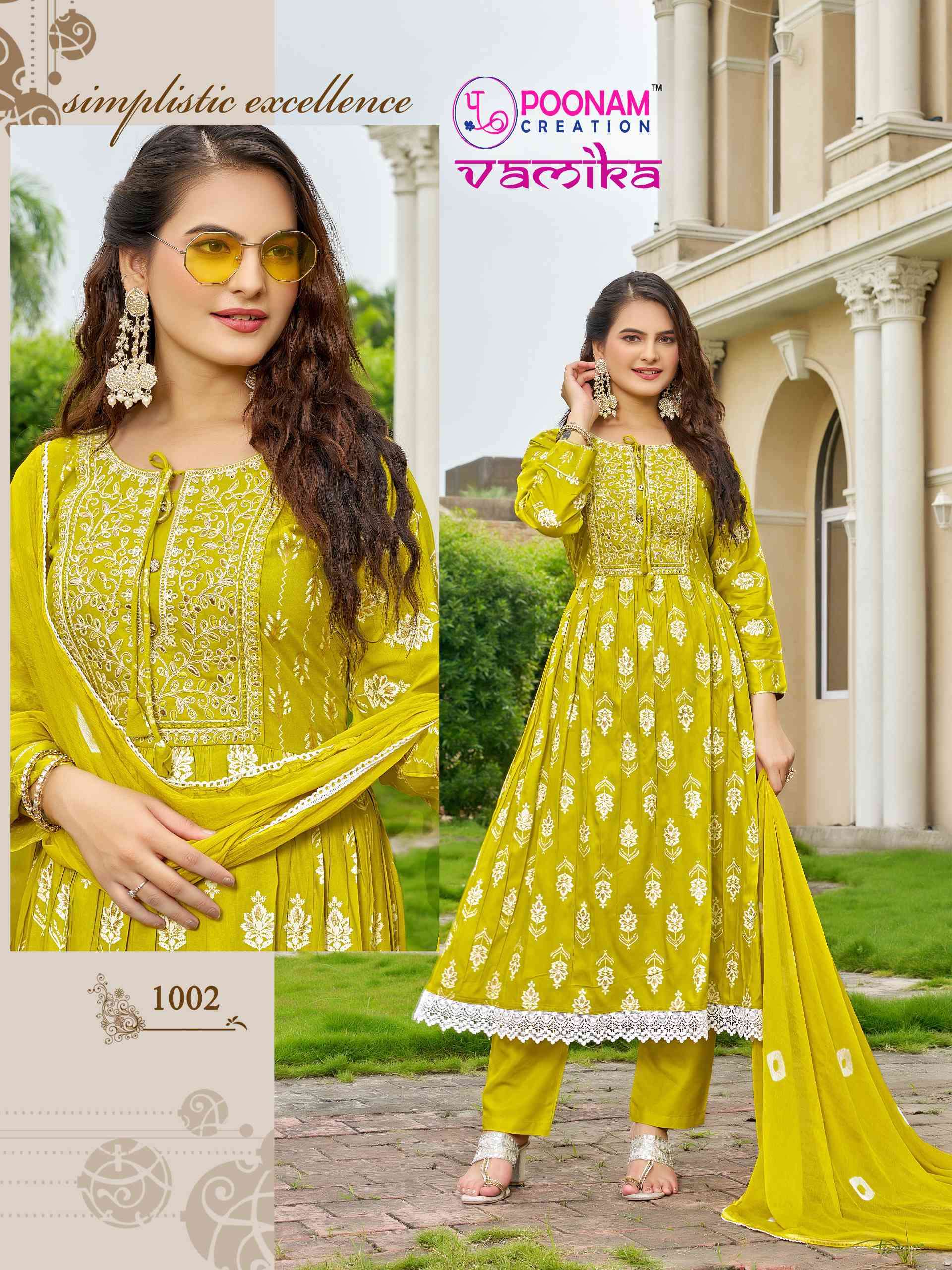 Poonam Vamika Vol 2 Nayra Pattern Readymade Suit New Designs