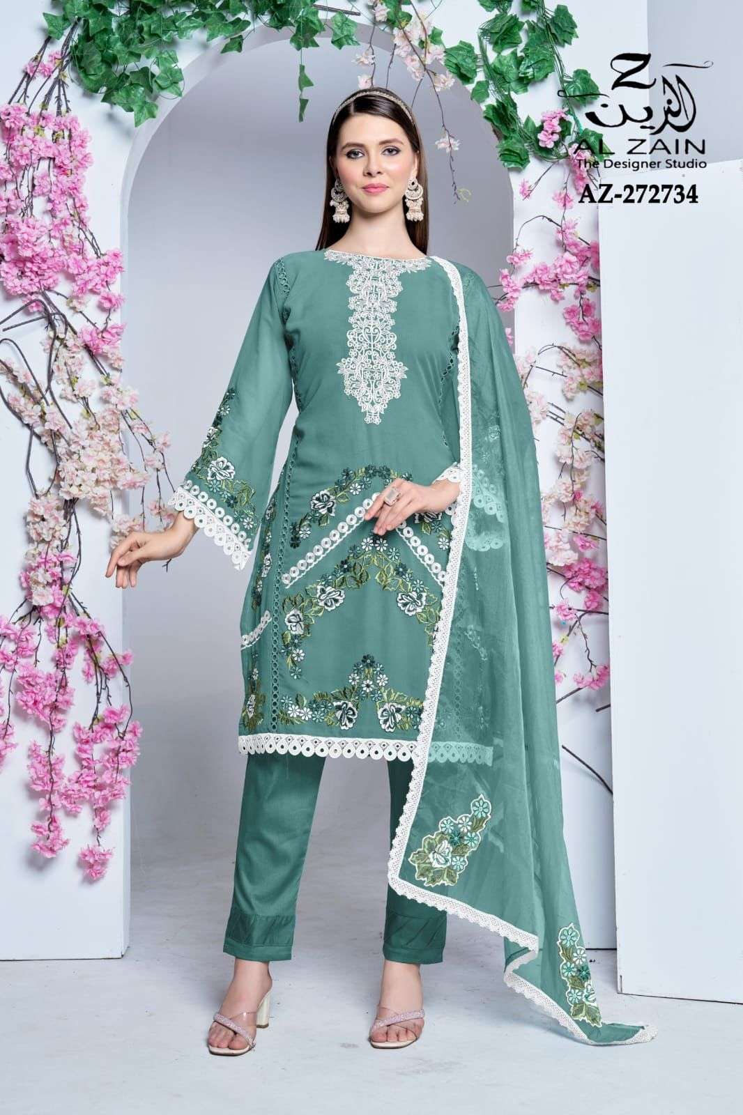 Al Zain 272734 Eid Collection Pakistani Suits Readymade Collection