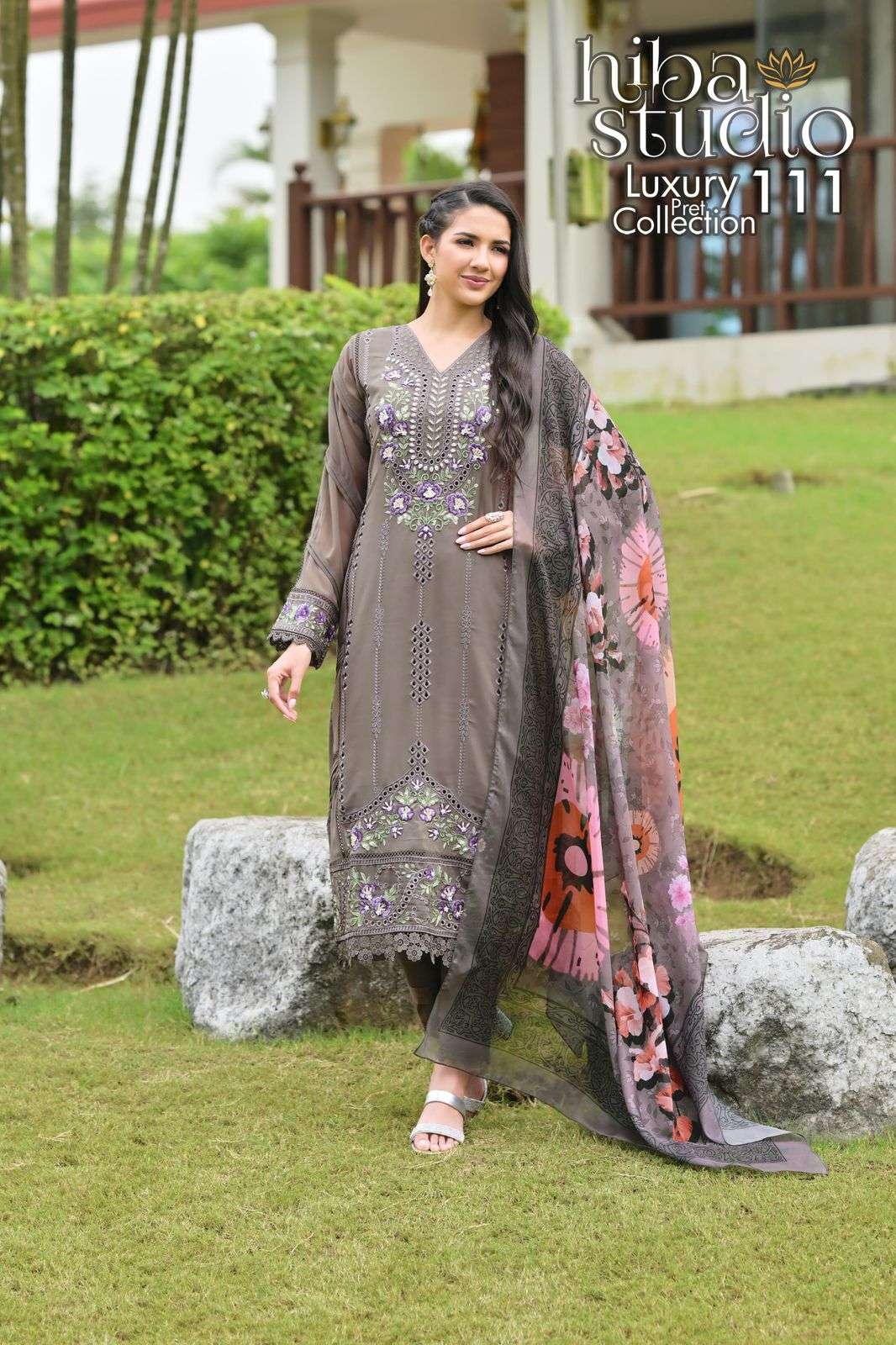 Hiba Studio Lpc Vol 111 Eid Collection Pakistani Readymade Suit Collection