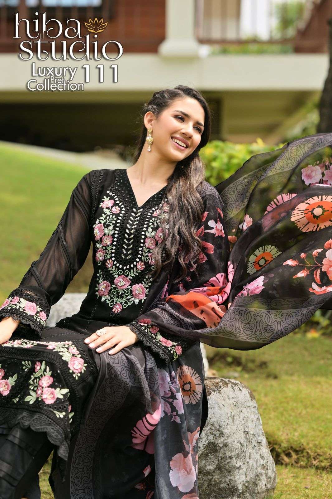 Hiba Studio Lpc Vol 111 Eid Collection Pakistani Readymade Suit Collection