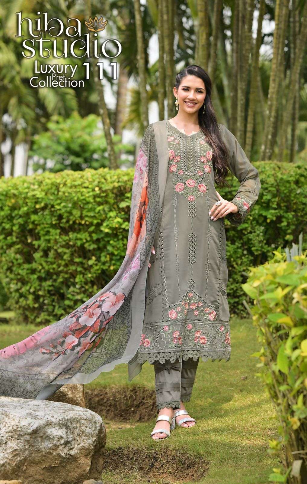 Hiba Studio Lpc Vol 111 Eid Collection Pakistani Readymade Suit Collection