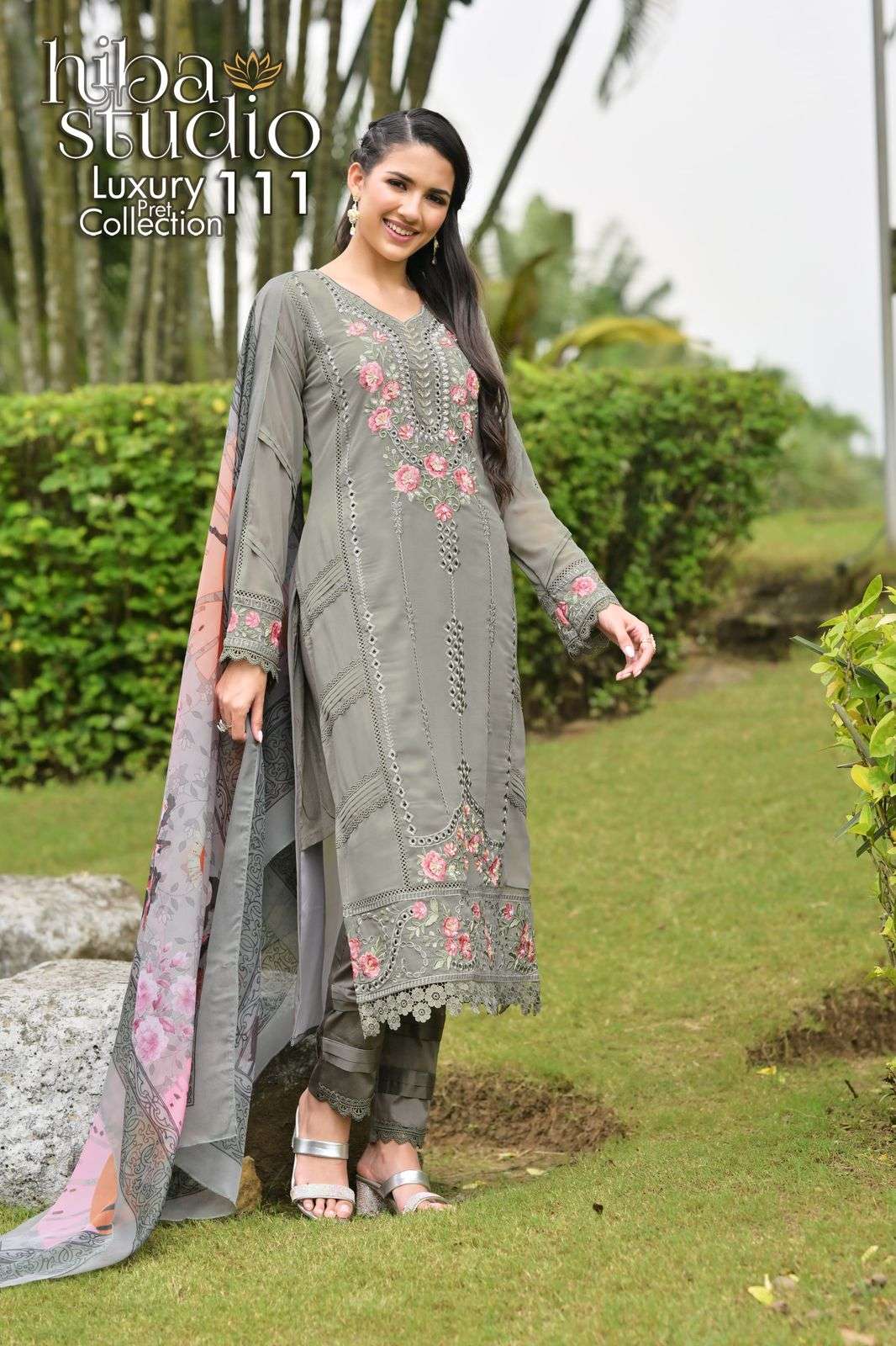 Hiba Studio Lpc Vol 111 Eid Collection Pakistani Readymade Suit Collection