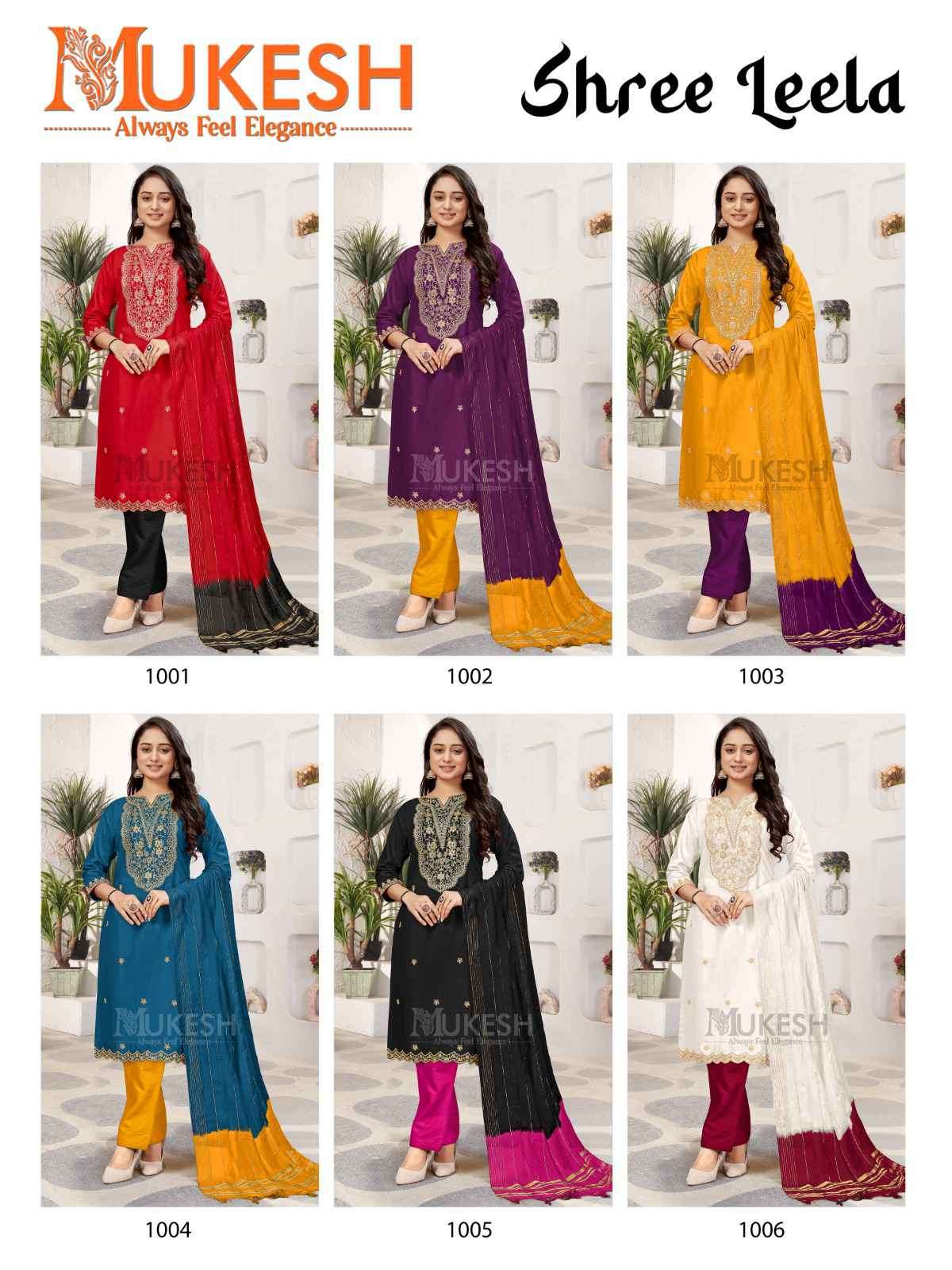 Mukesh Shree Leela Readymade Fancy 3 Piece Sets Designs