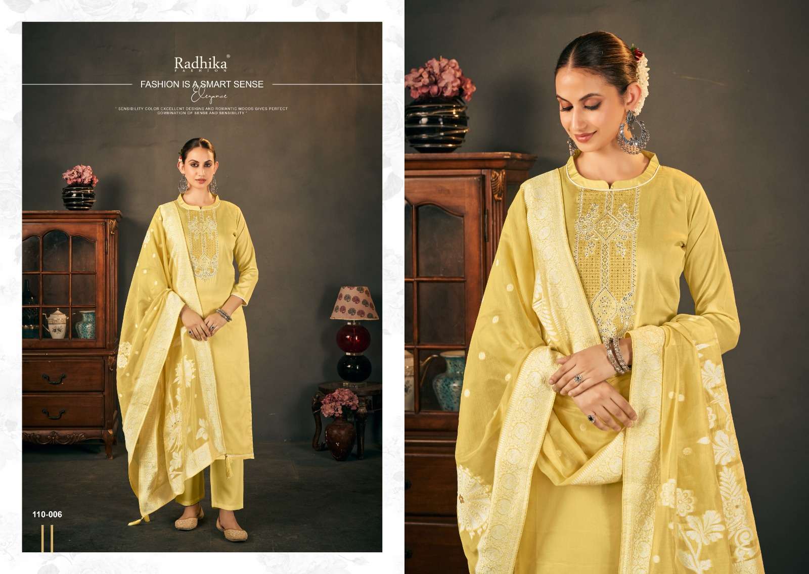 Radhika Azara Saykal Vol 4 Festive Wear Cotton Suit Catalog Exporter