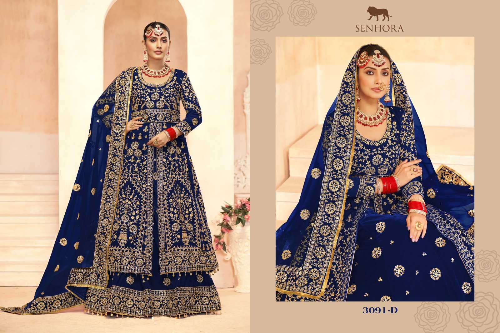 Senhora Kashish Bridal 3091 Colors Wedding Lehenga Supplier Surat