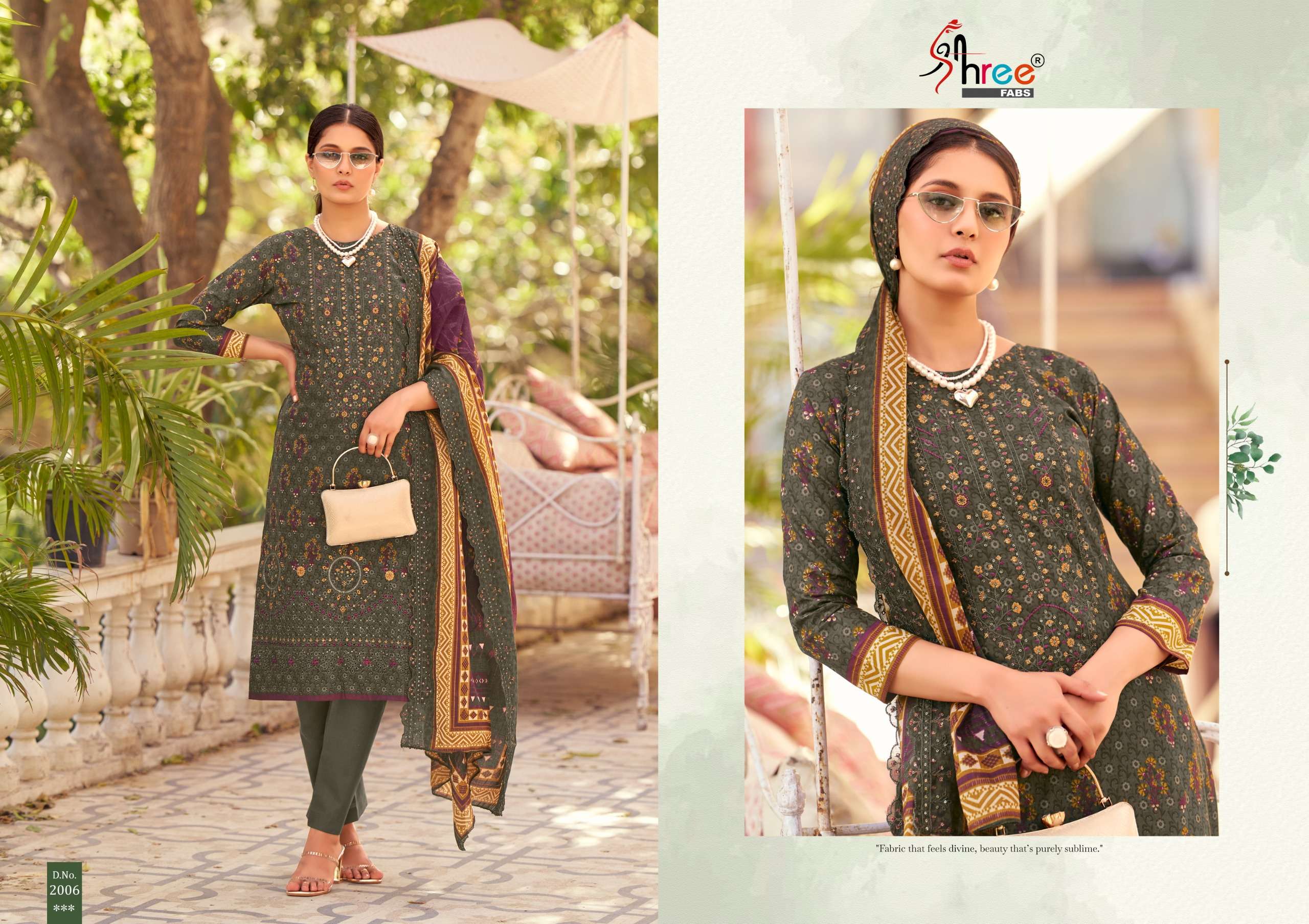 Shree Fabs Bin Saeed Lawn Collection Vol 20 Pakistani Cotton Suit Designs