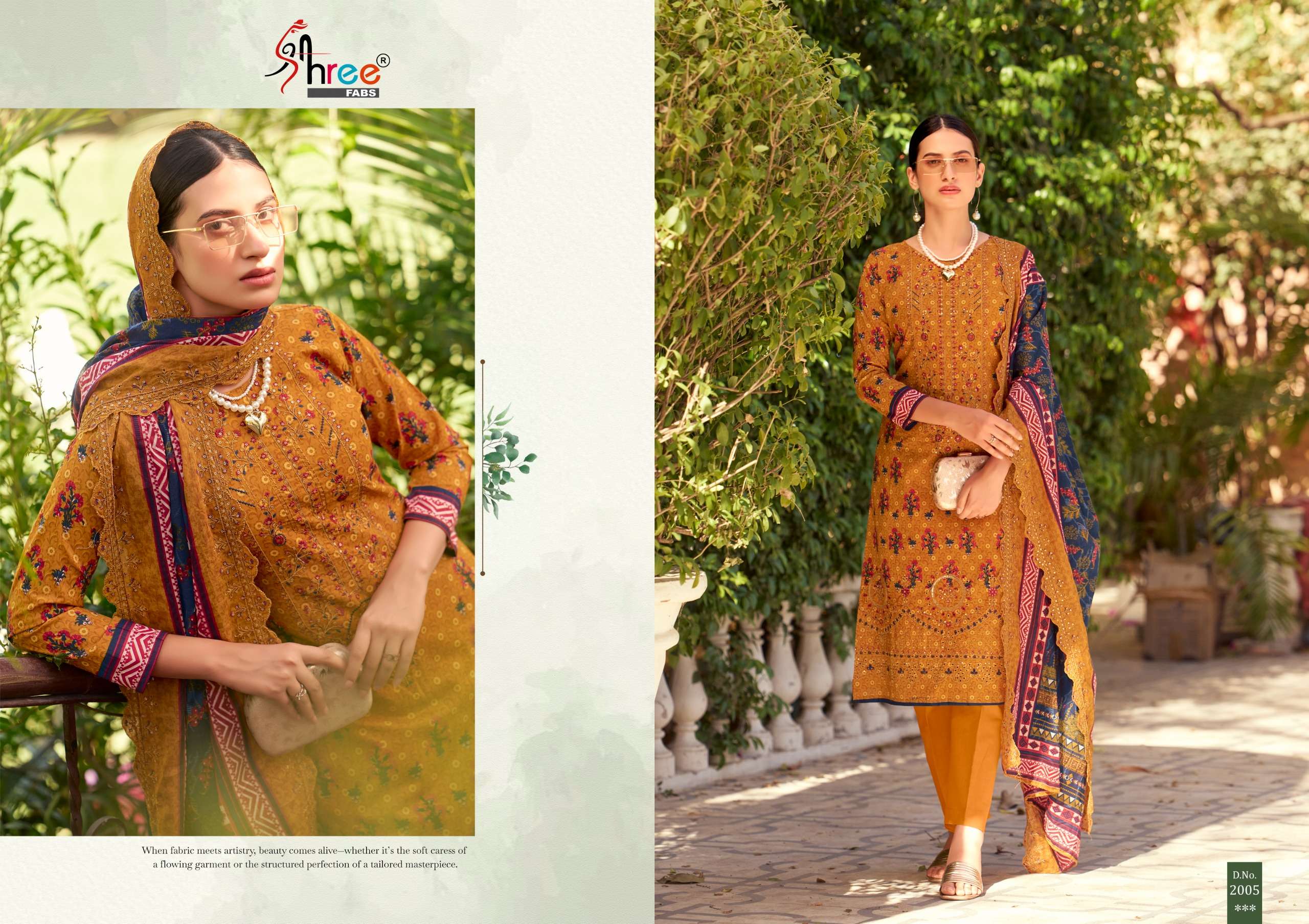 Shree Fabs Bin Saeed Lawn Collection Vol 20 Pakistani Cotton Suit Designs