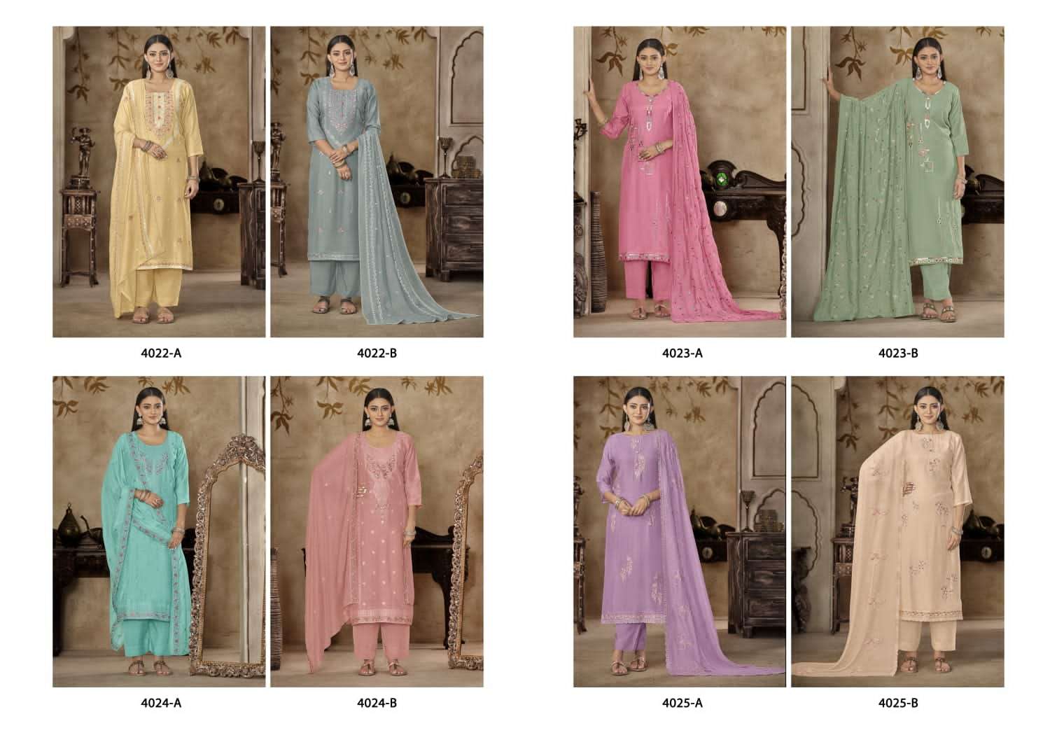 Rivaa Bella Vol 1 Exclusive Fancy Ladies Suit Catalog Wholesalers