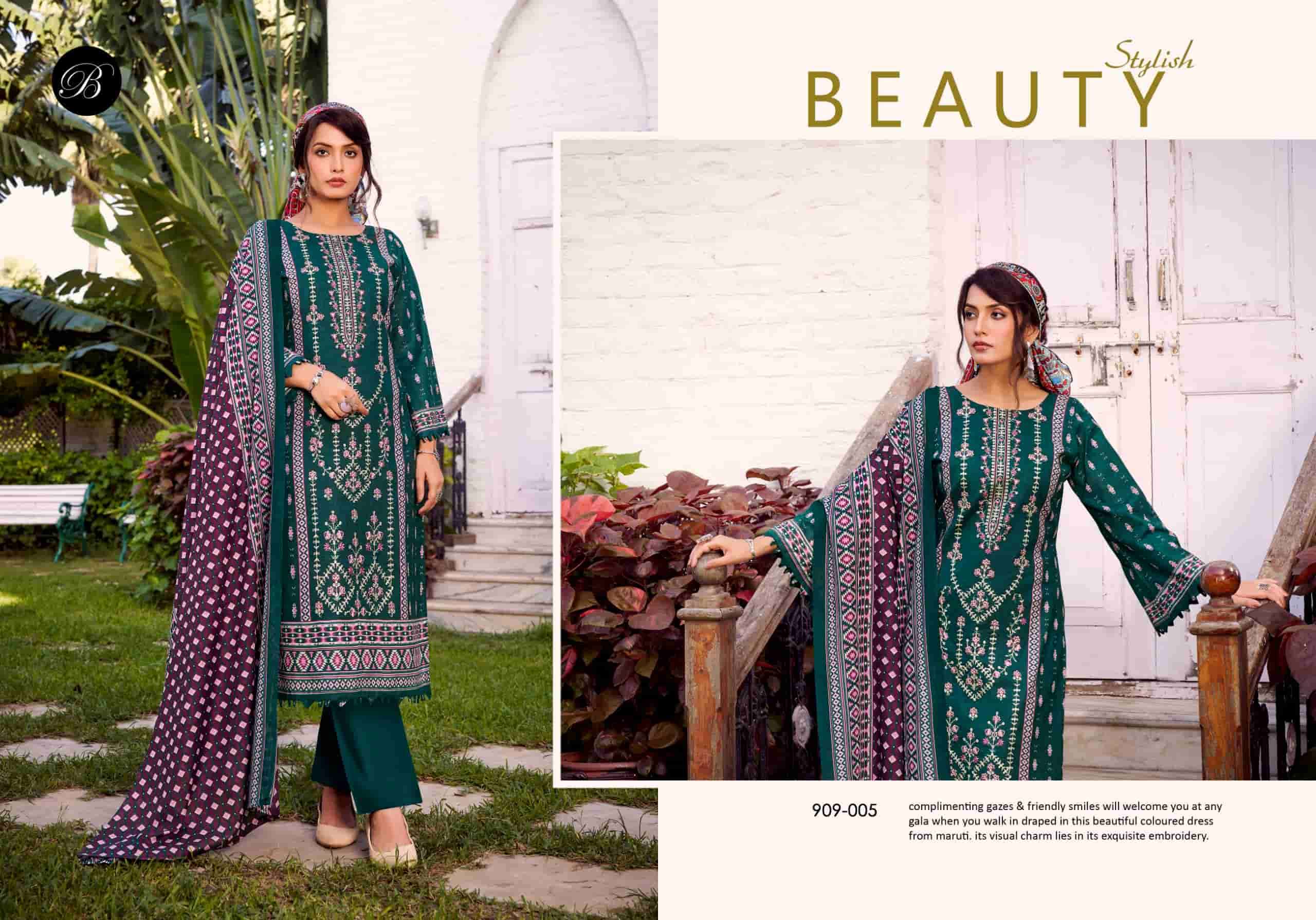 Belliza Bin Saeed Vol 9 Digital Printed Cotton Ladies Suit Catalog ...