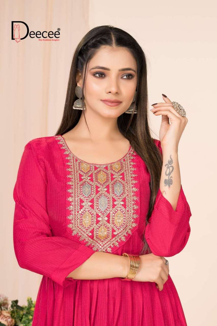 Dee Cee Avika Readymade Fancy Kurti Gown Catalog Suppliers