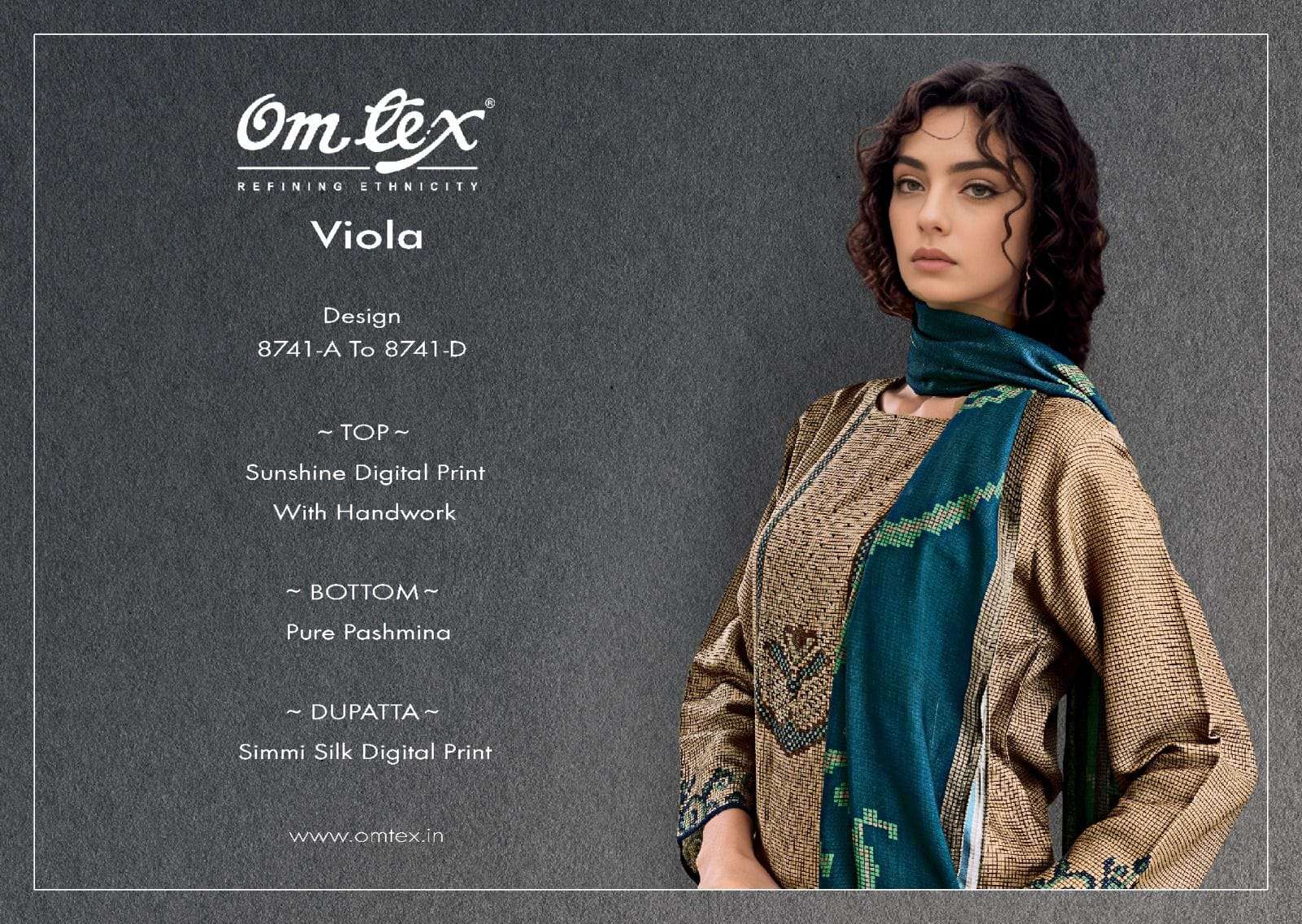 Omtex Viola Digital Printed Fancy Ladies Suit Catalog Wholesalers
