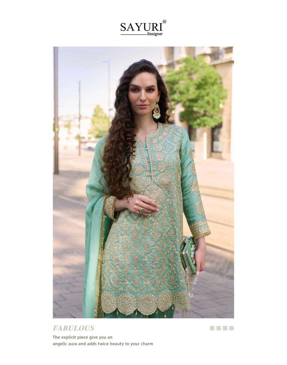 Sayuri Mumtaz Nx 10029 And 10030 Latest Designs 3 Piece Palazzo Suit ...