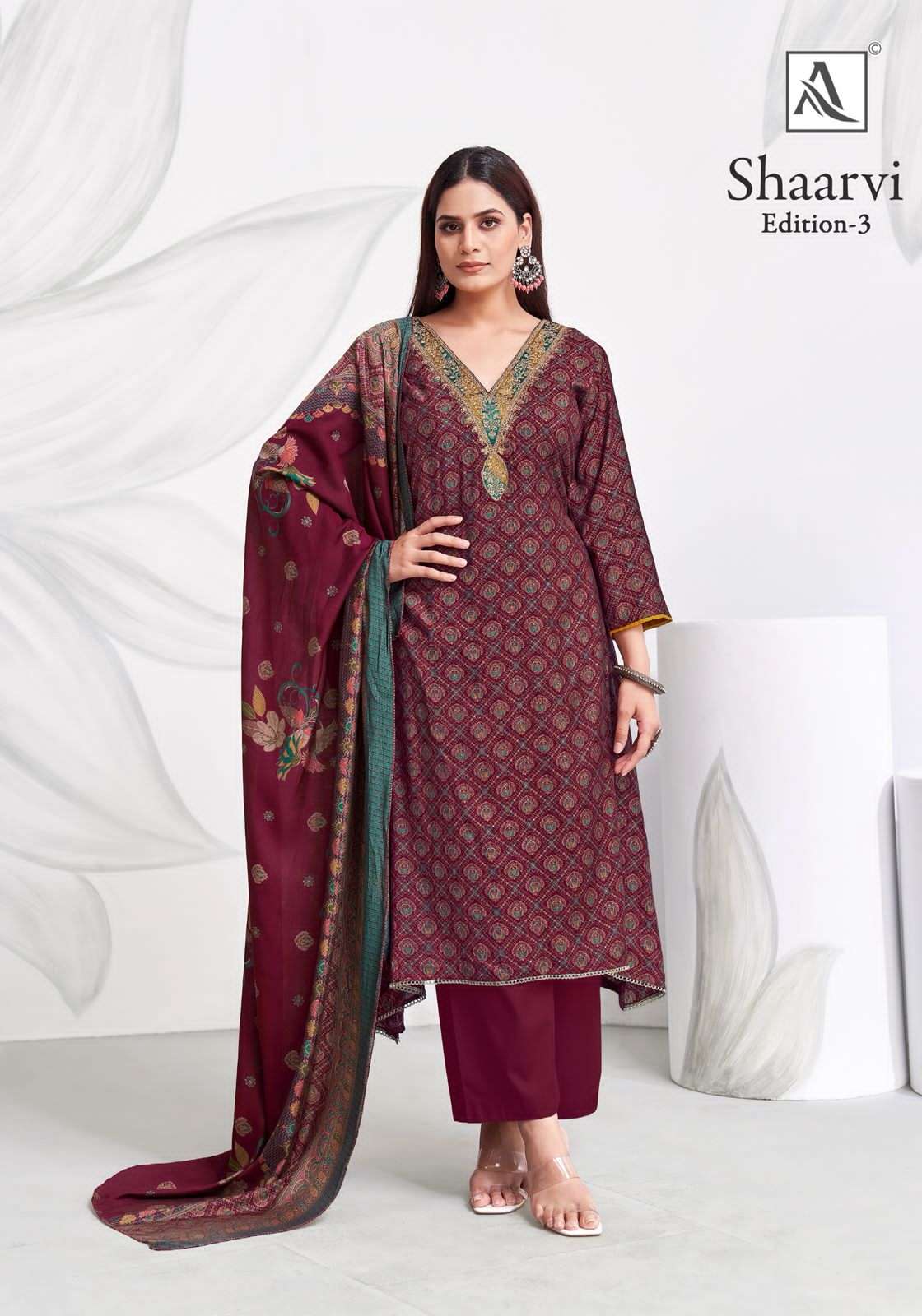 Alok Suit Shaarvi Edition 3 Exclusive Fancy Modal Suit Catalog Suppliers