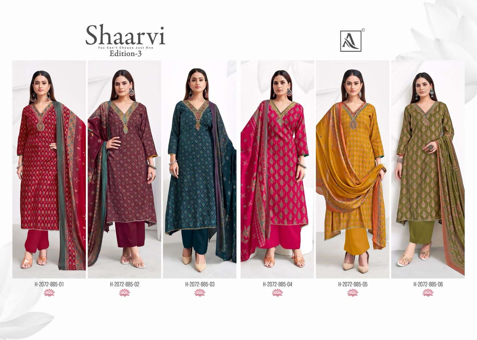 Alok Suit Shaarvi Edition 3 Exclusive Fancy Modal Suit Catalog Suppliers