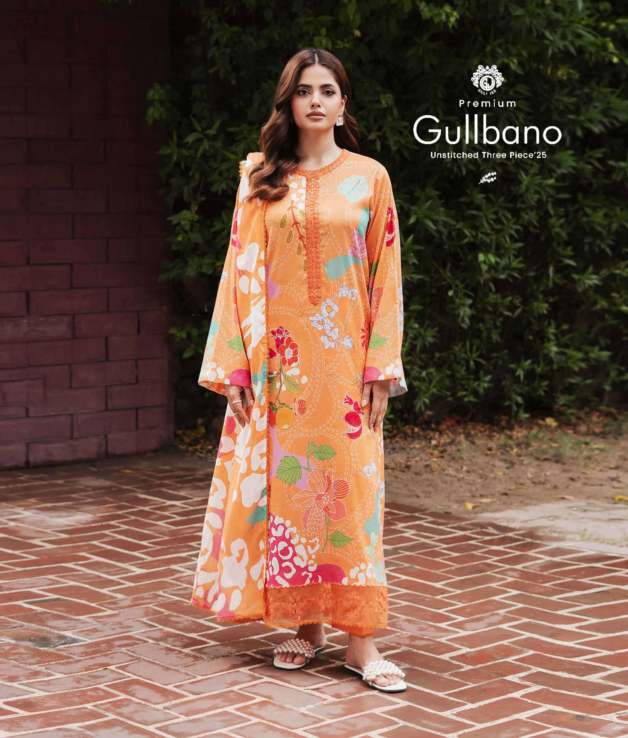 Gull Jee Gulbano Exclusive Designer Organza Suit Catalog Wholesalers