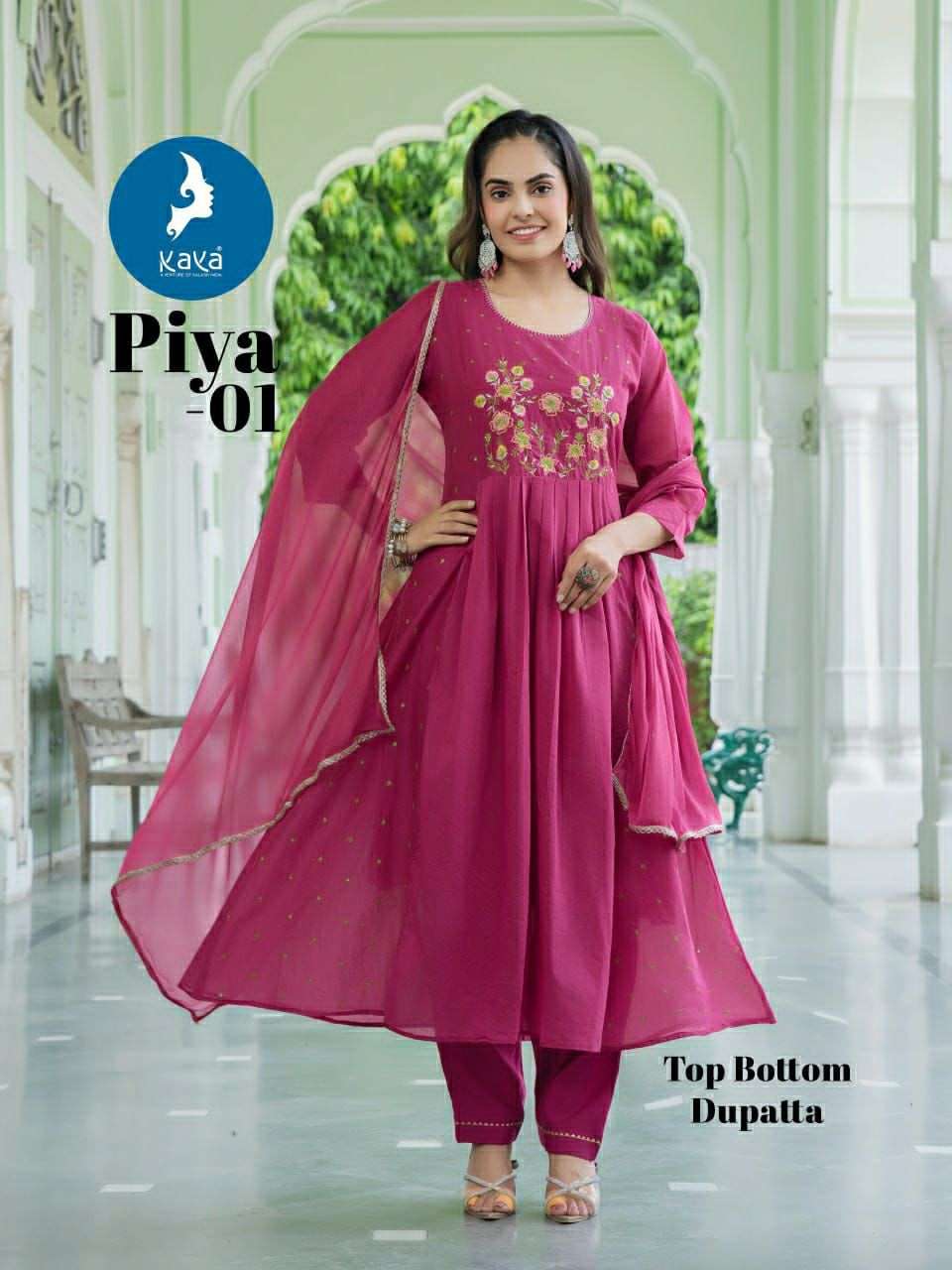 Kaya Piya Premium Style 3 Piece Pair Catalog Exporters