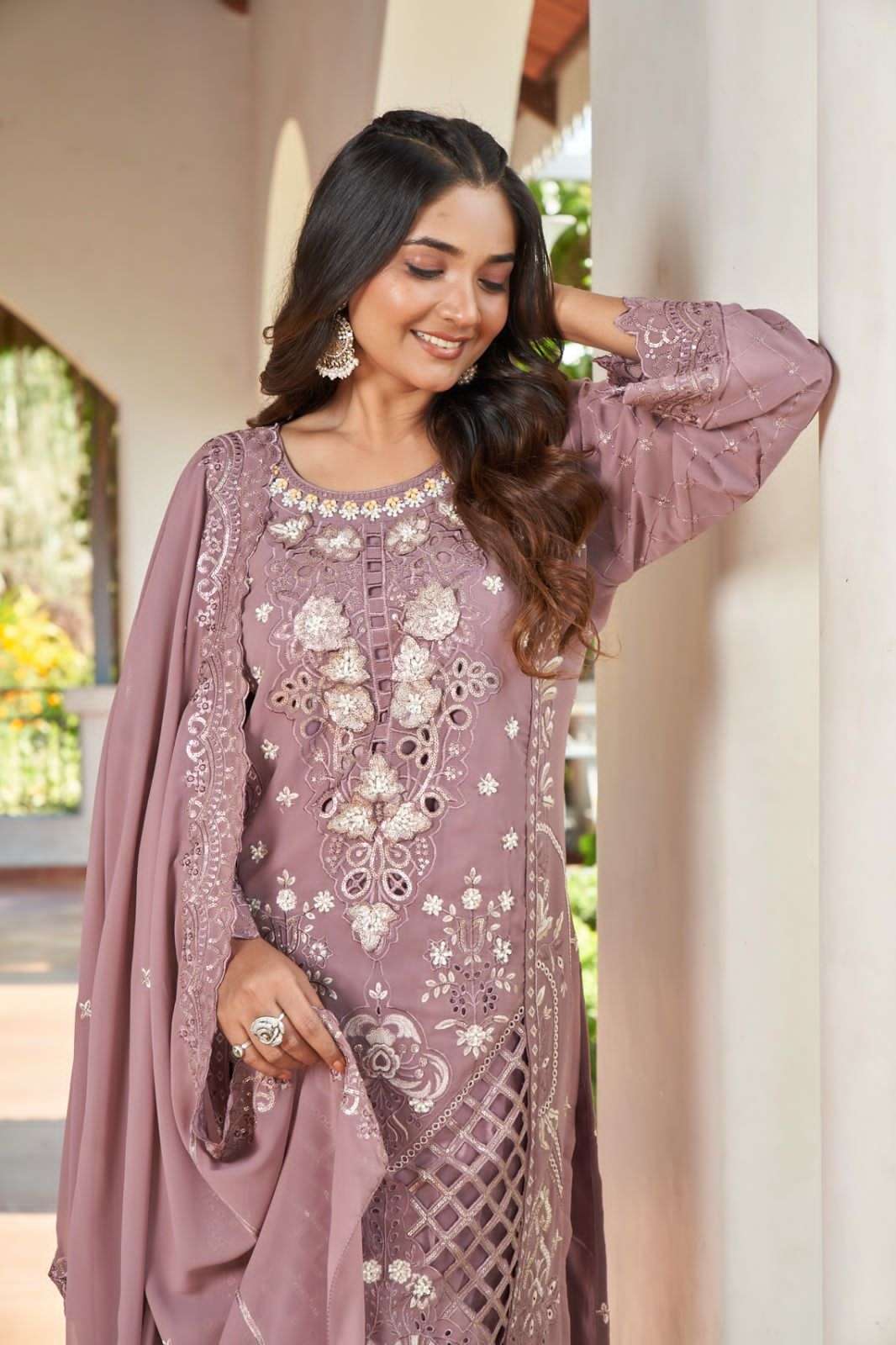Affan Creation 200 Colors Pakistani Georgette Suit Catalog Wholesalers