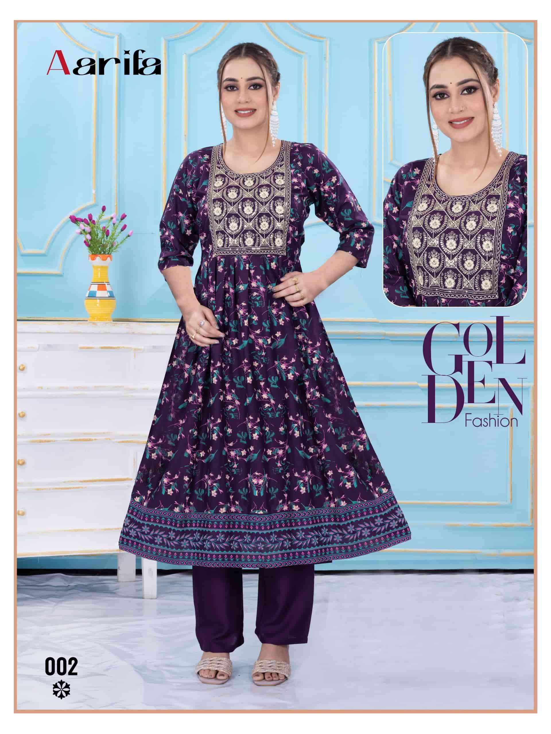 Beauty Queen Aarifa Premium Style Ladies Kurti Catalog Designs
