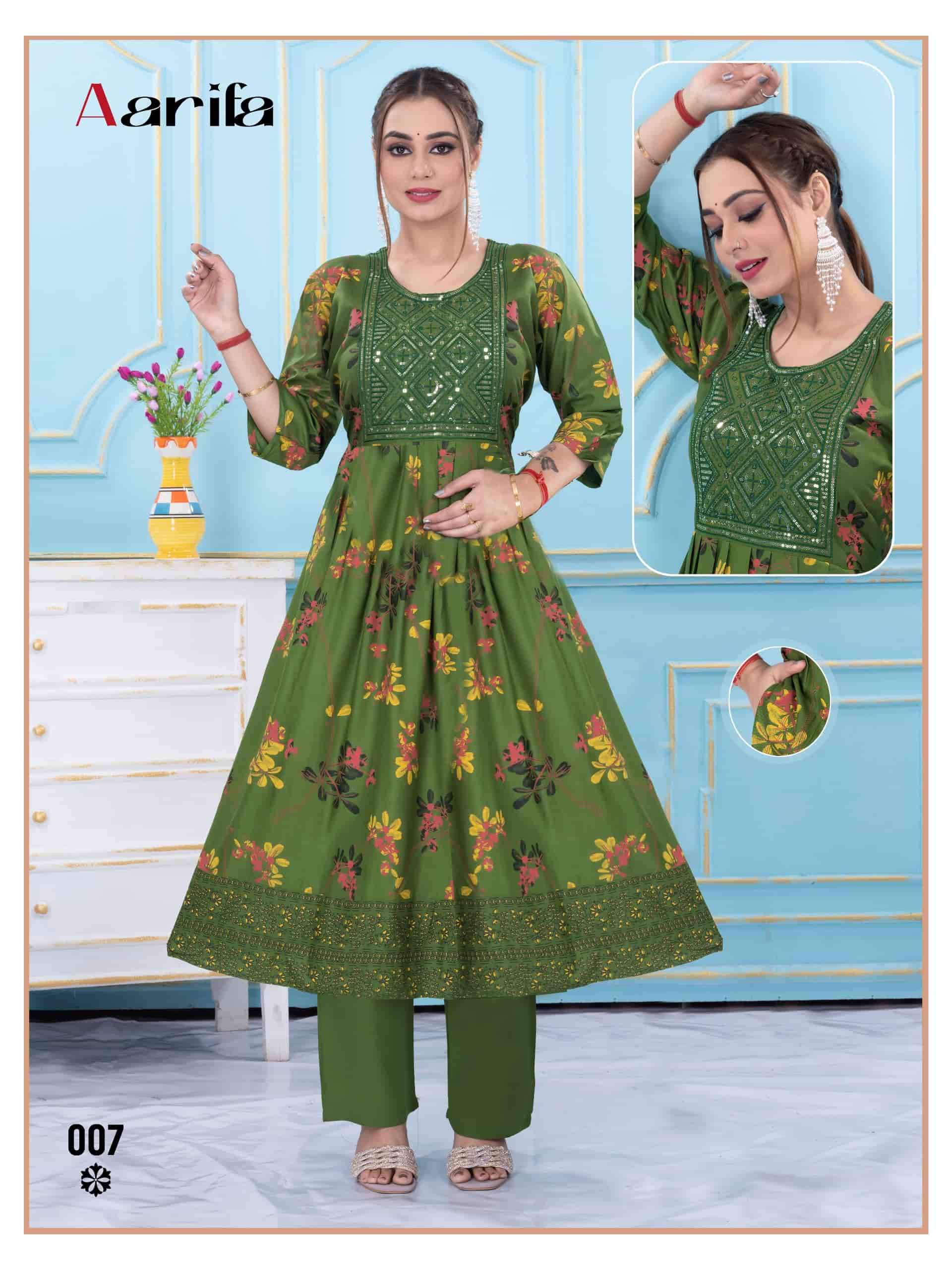 Beauty Queen Aarifa Premium Style Ladies Kurti Catalog Designs