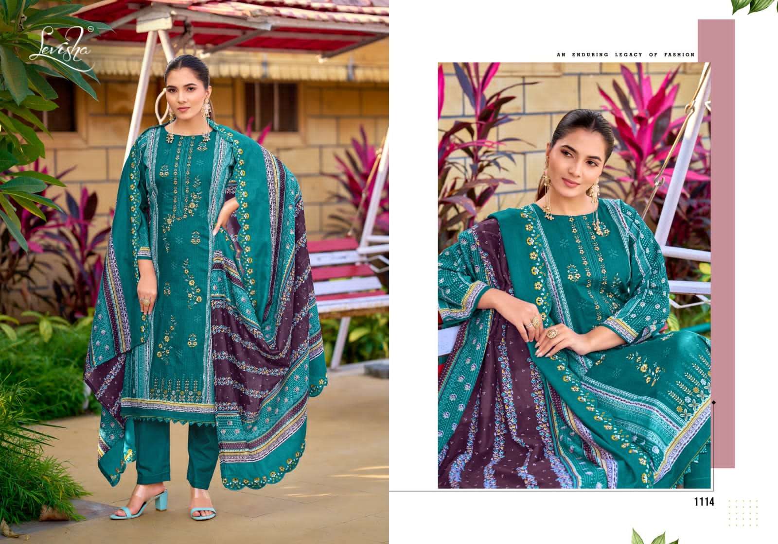 Levisha Madhubala Vol 11 Designer Print Fancy Cotton Suit Catalog Exporters