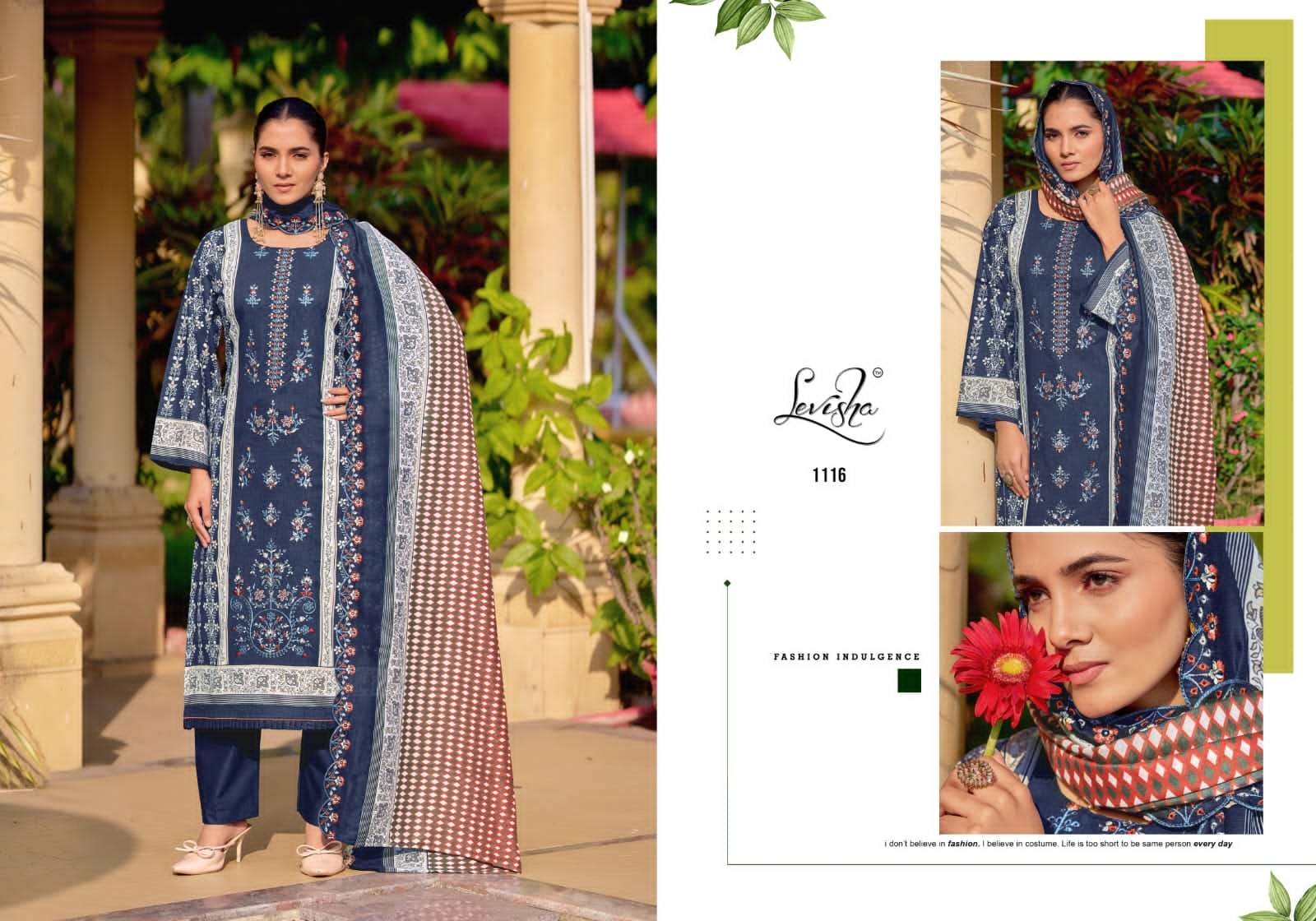 Levisha Madhubala Vol 11 Designer Print Fancy Cotton Suit Catalog Exporters