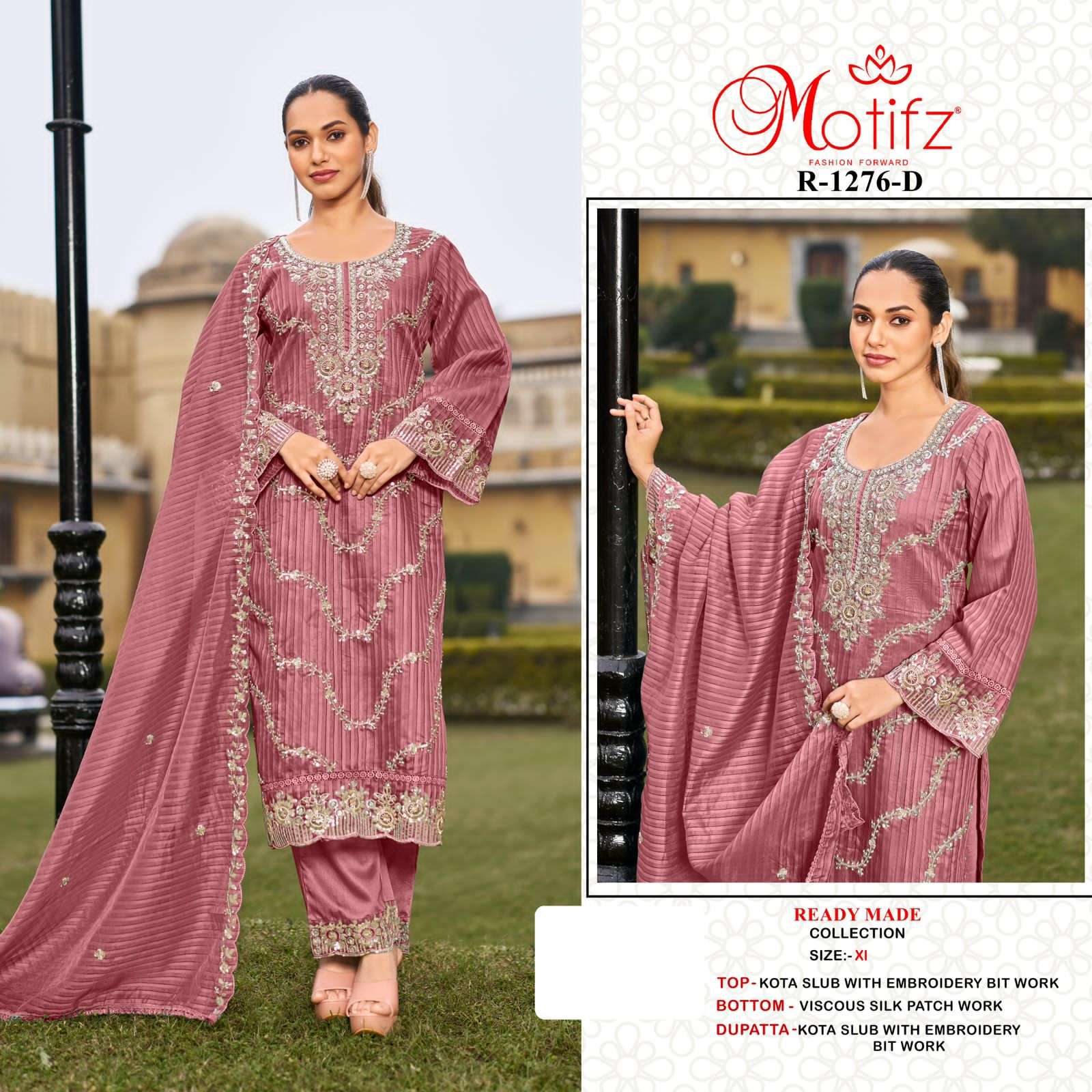 Motifz R 1276 Colors Festive Wear Readymade Suit Pakistani Concept